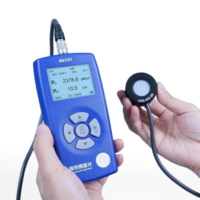 China 86331 Flaw Detection Light Meter with 1,000,000 Lx Visible Light and 200,000 μW/cm² UV Power for NDT Testing for sale