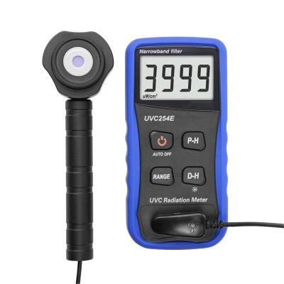 China UVC254E UV Light Meter with Adjustable Intensity Detector, High Precision Silicon Photo Diode, and Double-Section Retractable Handle for sale