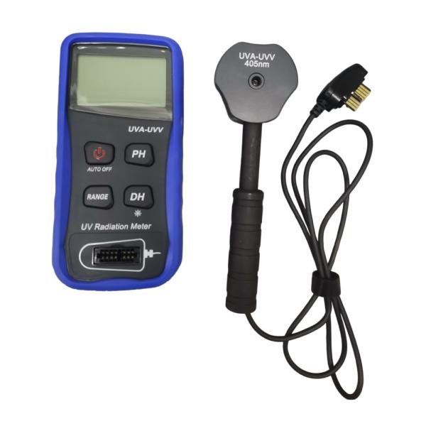 Quality UVA-UVA365,UVV405,UVV420 UV Radiation Meter with 0.1µW/cm²-400mW/cm² Measuring Range and Dual-Joint Telescopic Handle for sale