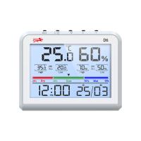 China D6 Digital Thermo-hygrometer with Clock/Date Function, Memory of MAX/MIN Values, and Backlight LCD Display for sale