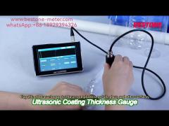 86216 multilayer ultrasonic  coating thickness gauge with micron-level accuracy and high-definition