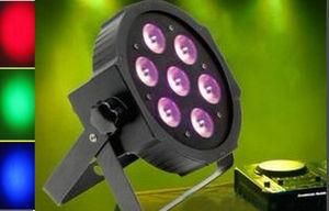 China High Brightness 4 in 1 RGBW LED Par Lights 10W * 7 Bulbs For Stage Show LED stage light for sale