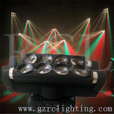 China 5600K Sound Activate LED 8Eyes 10W RGBW Cree Bulb Moving Head Beam Light for sale