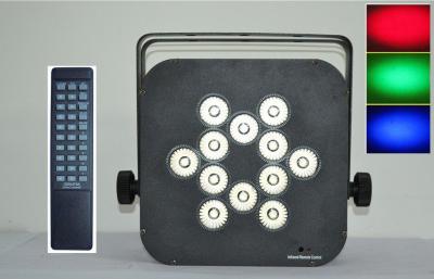 China 50 Watt Outdoor Stage LED Par Lights 12 Bulbs Remote Controller Flat Battery Par Light for sale