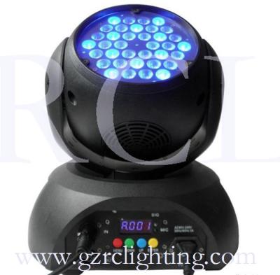 China 36*3w rgb led wash moving head lights disco dj dmx stage lights for sale