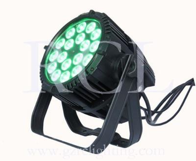 China LED PAR Can Light with 18*15W 5in1 Waterproof IP65 18 X 15W RGBWA LED PAR Light for sale