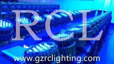China Ri-Color Outdoor Stage Lighting 54x3W RGB LED Par Cans Show Lighting for sale