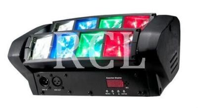 China 8X3w CREE RGBW Mini Sipder Moving Head Stage DJ Light Ri-Color Lighting for sale