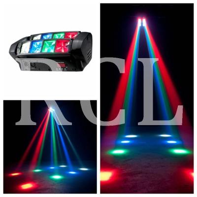 China 2016 New 8*3W Mini Moving Head Light for Stage Lighting Ri-Color Lighting for sale