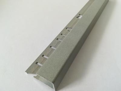 China F12-310A Sand Grain Grey Aluminium Square Edge Aluminium Tile Trim for sale