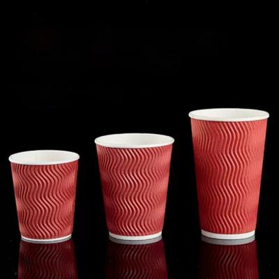 Cina Customizable Logo Paper Cup Raw Material 100% Biodegradable Eco Pulp in vendita