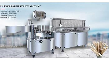 High Efficiency Paper Straw Machines Automatic Paper Straw Making Machine