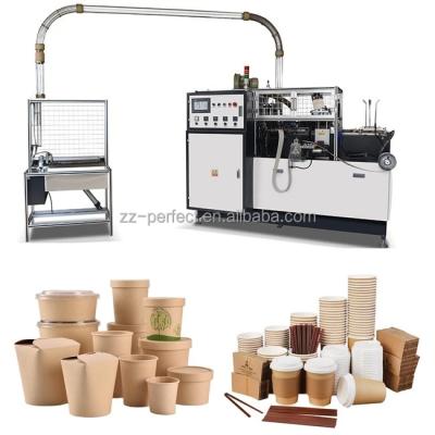 Cina Efficient Paper Cup Making Machines for Hot And Cold Drink 150-350 Gsm Paper Material in vendita