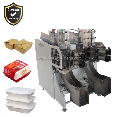 China 200-620gsm Fully Automatic burger box machine with 0.5Mpa Air Requirement 2300kg Weight en venta