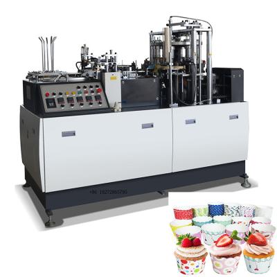 China Copo de chá automático da lubrificação que faz a máquina 4kw a máquina automática da fabricação do copo de papel à venda