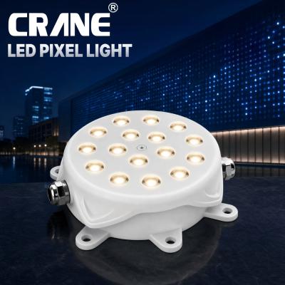 China DMX512 Addressable LED Pixel Lights DC24V RGBW Pixel Dot Light for Wall Building Lighting for sale