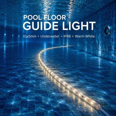 China 12x5mm Underwater Silicone LED Strip Lights 120LED/M 14.4W Multi Color DMX512 DC12V 24V for sale