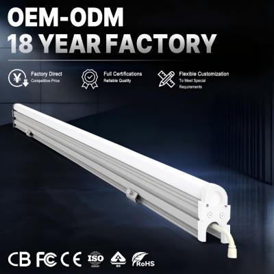 China IP66 Semi Circular PC Cover Linear Wall Wash Light DMX512 Control With Back Pack Wire for sale