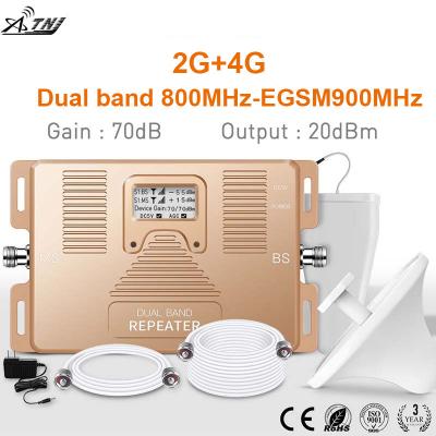 Cina Amplificatore cellulare a due bande del segnale del ripetitore 2G 4G di LTE 800MHz EGSM 900MHz in vendita