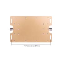 China 70dB Gain Mobile Signal Booster 2G/3G/4G Dual Band 1800/2100MHz Repeater with 20dBm Output Power for sale