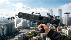 Portable Handheld Counter-UAV Jammer