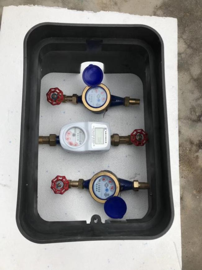 Lightweight Underground Water Meter Box HDPE Anti Theft 255 * 265* 343mm 1