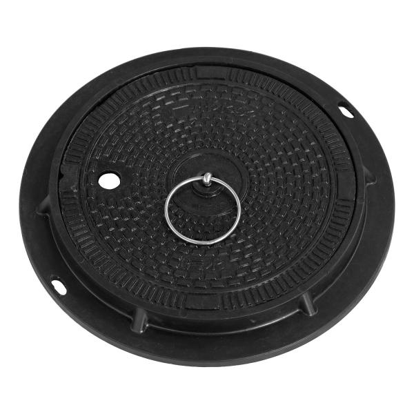 Quality Elite Roadway Use 400mm Diameter Round BMC Composite Manhole Cover for sale