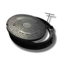 China Versatile SMC BS EN124 Manhole Covers Round For Different Environments for sale