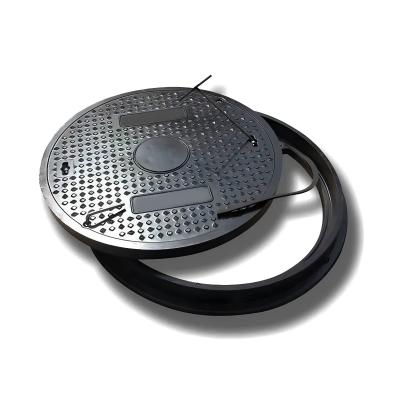 China UV Resistant FRP Grating Waterproof Manhole Cover For Outdoor Anti Theft Manhole Cover for sale