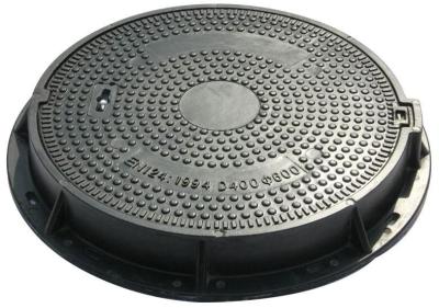 China Threaded Composite Manhole Cover with Superior Weather Resistance and Bolted Lock for sale