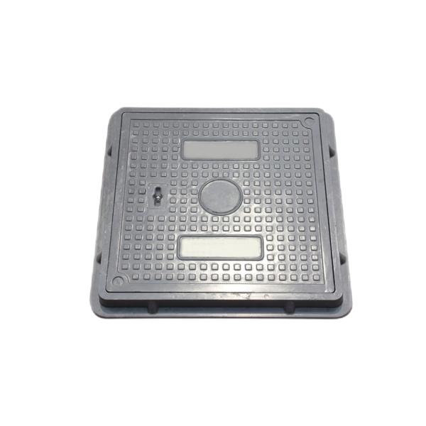 Quality Waterproof En124 Manhole Cover Plastic SMC Square Composite Covers And Frames for sale