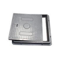 Quality En124 Resin Hinged SMC Manhole Covers Square Fiberglass Composite Man Hole Cover for sale