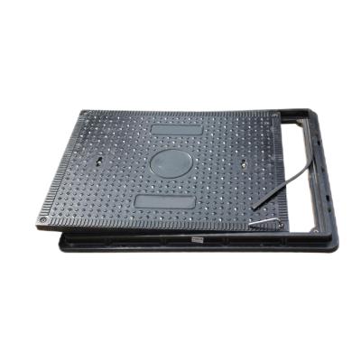 China Fire Resistance Plastic Manhole Covers Threaded Lock Type And With Bolted Lock Type for sale