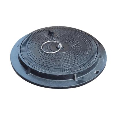 China Fiberglass FRP Gfrp SMC Manhole Cover With Frame Sewage Drain Cover for sale