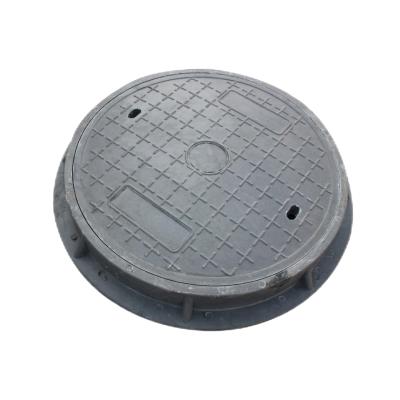 China Fiberglass FRP Gfrp SMC Manhole Cover With Frame Sewage Drain Cover for sale