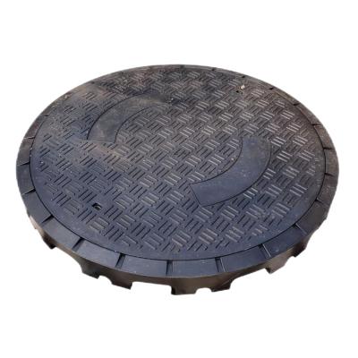 China Fiberglass FRP Gfrp SMC Manhole Cover With Frame Sewage Drain Cover for sale