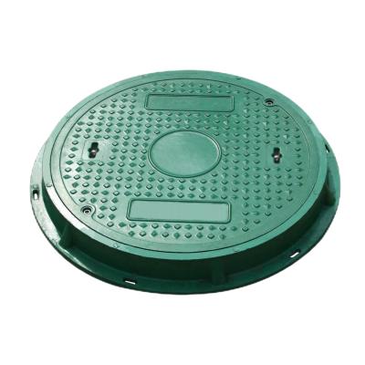 China Fiberglass FRP Gfrp SMC Manhole Cover With Frame Sewage Drain Cover for sale