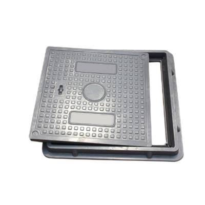 China FRP BMC SMC GRP Composite Resin Fiberglass Manhole Cover Square For Garden Road for sale
