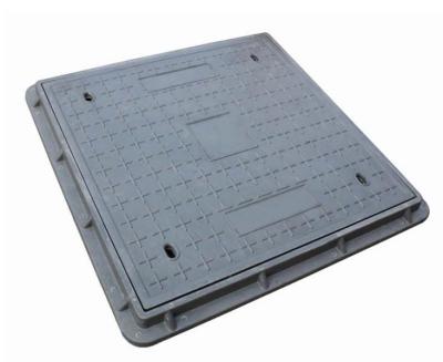 中国 EN124 SMC ロック可能なマンスホールカバーとゴムガスケット 販売のため
