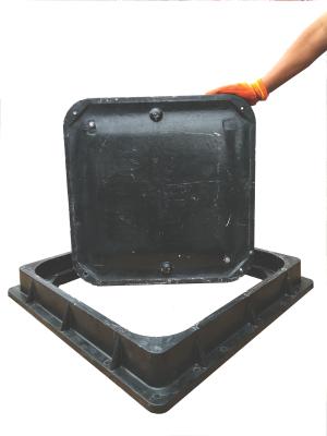 China Noise Free SMC Manhole Cover for Hospitals Schools and Public Facilities for sale