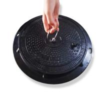 China UV Stable D400 Composite Round Manhole Cover For Construction for sale