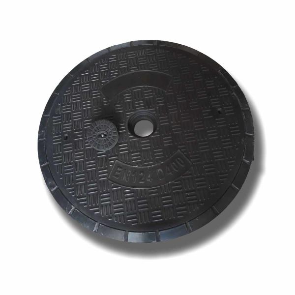 Quality 650x850mm Composite Manhole Cover Strength And Durability 43KG for sale