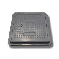 China Embedded Rectangular SMC Utility Composite Access Covers 700*700mm For Cable Chamber for sale