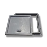 China Embedded Rectangular SMC Utility Composite Access Covers 700*700mm For Cable Chamber for sale