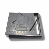 China Embedded Rectangular SMC Utility Composite Access Covers 700*700mm For Cable Chamber for sale
