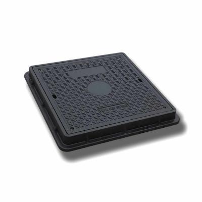 China Tamper Proof And Odor Sealed SMC Sewer Access Cover 500mm With Advanced Locking Design And Stability for sale