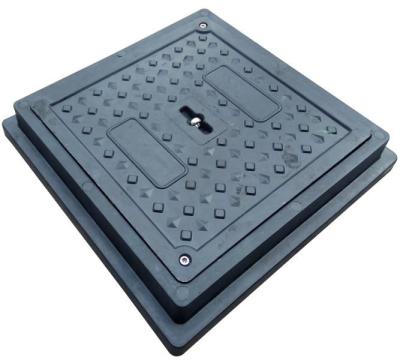 China Lightweight Durable SMC Square Manhole Cover with A15 for Infrastructure Construction for sale