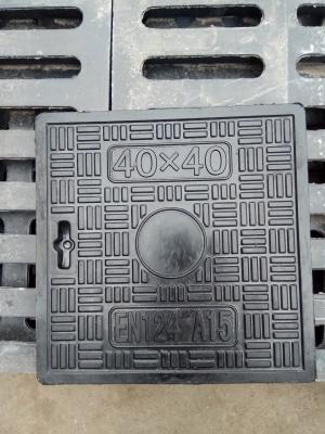 China Lightweight Durable SMC Square Manhole Cover with A15 for Infrastructure Construction for sale