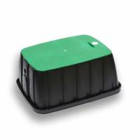 Quality Green Lid Plastic Valve Box Recyclable Material Anti UV Waterproof For Sprinkler for sale