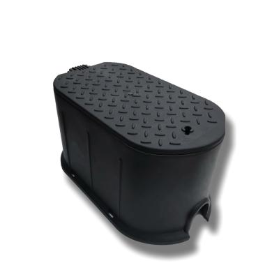 China Durable Plastic Water Meter Box With Locking Cover Anti Corrosion And UV Stable For Municipal Use for sale